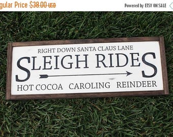 Sleigh ride sign | Etsy
