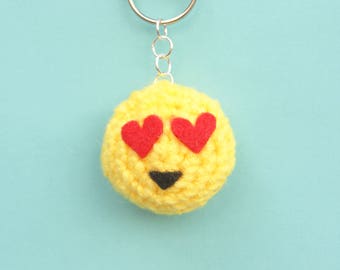 Emoji keychain | Etsy