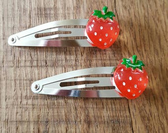Fruit hair clips | Etsy