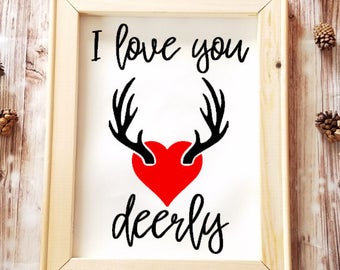 I love you dearly | Etsy