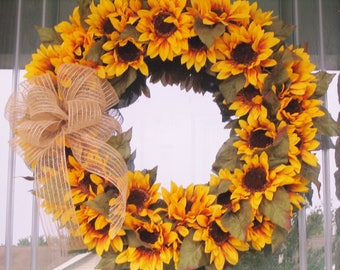 Sunflower Door Pocket Sunflower Bouquet Wildflower Door Pocket