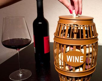 Wine cork holder | Etsy