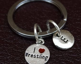 Wrestling keychain | Etsy