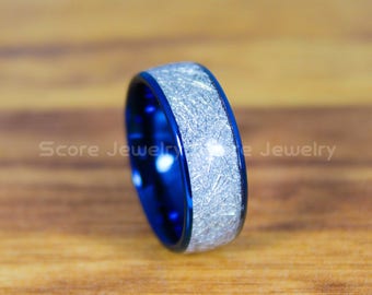 Meteorite ring | Etsy