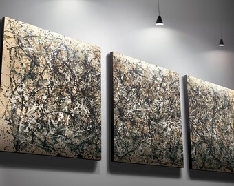 Jackson pollock art | Etsy