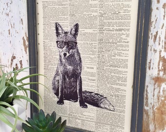 Retro fox | Etsy
