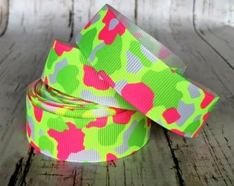 Pink camo ribbon | Etsy