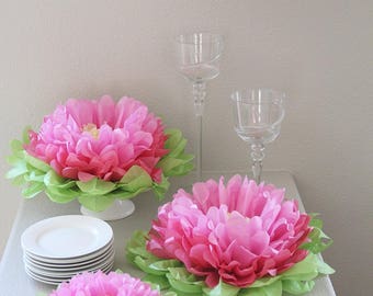 Tissue Paper flowers for Flower Wall