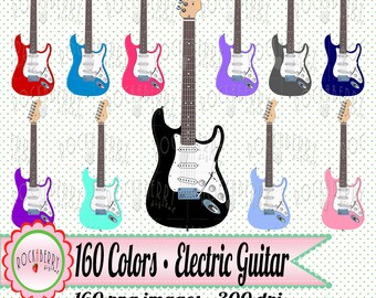Guitar clipart | Etsy