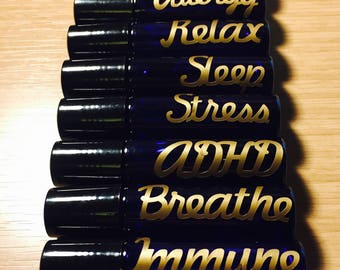 Roller bottle labels | Etsy