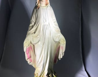 Virgin mary statue | Etsy