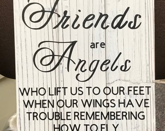 Friends are angels | Etsy