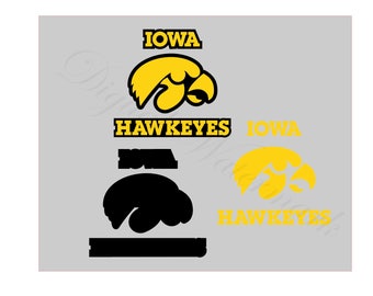 Iowa hawkeyes svg | Etsy