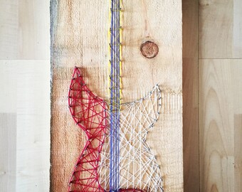 Guitar string art | Etsy