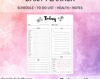 Planner template | Etsy
