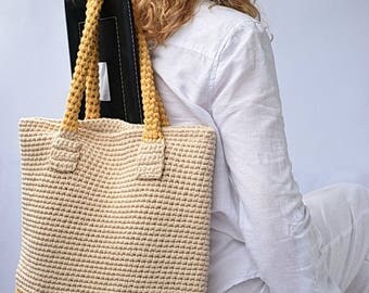 Crochet tote bag | Etsy