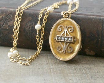 Victorian locket | Etsy
