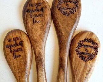 Spoons with sayings | Etsy