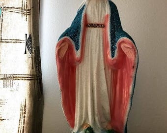 Virgin mary statue | Etsy