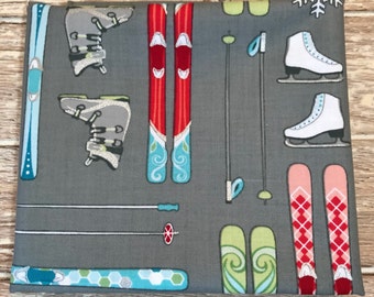 Snowboarding fabric | Etsy