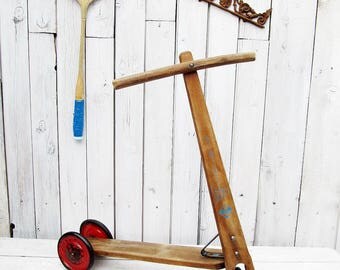 Wooden scooter | Etsy
