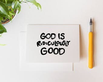 God is good | Etsy