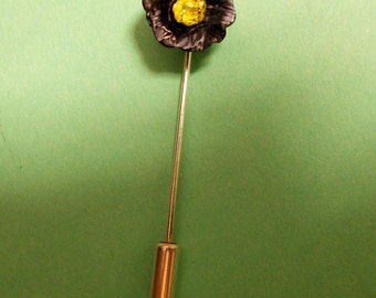 Poppy lapel pin | Etsy