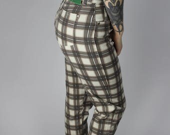 Checkered pants | Etsy