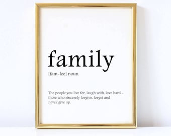 Family poster | Etsy