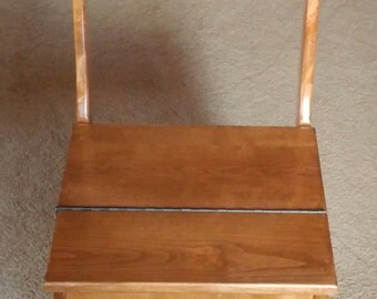 Wood folding chair | Etsy