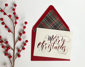 Christmas card set | Etsy