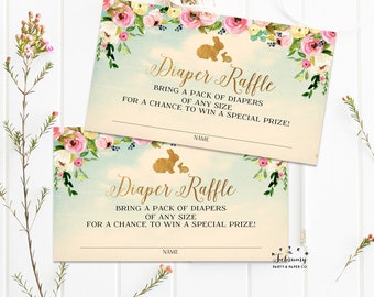 Diaper raffle poem | Etsy