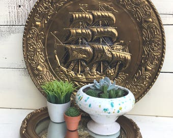 Brass wall art | Etsy