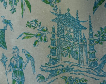 Toile fabric | Etsy