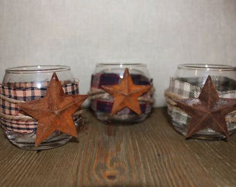 Star candle holder | Etsy