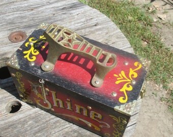 Shoe shine box | Etsy