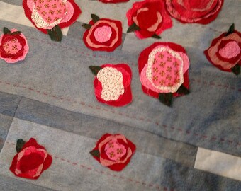 Blue jean quilt | Etsy