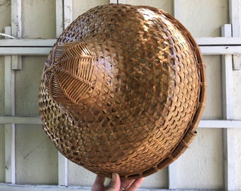 Wicker hat | Etsy