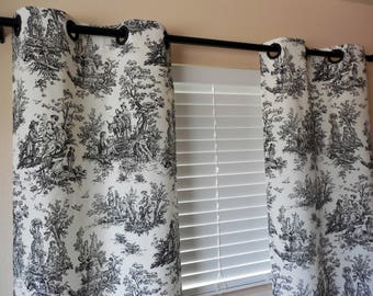 Toile curtain | Etsy