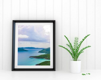 St. Thomas Skyline Print St. Thomas Wall Art St. Thomas