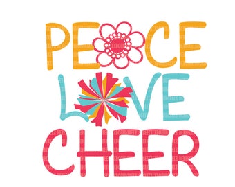 Peace love svg | Etsy