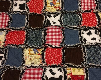 Cowboy quilt | Etsy