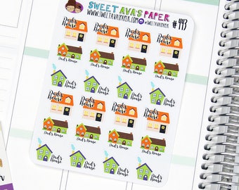 House stickers | Etsy