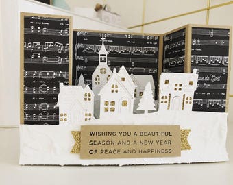 3d christmas card | Etsy