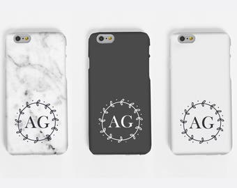 Monogram phone case | Etsy