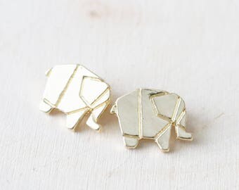 Small elephant charm | Etsy