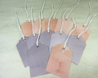 Items similar to Small blue tags - 100 - small shipping tags - mini ...