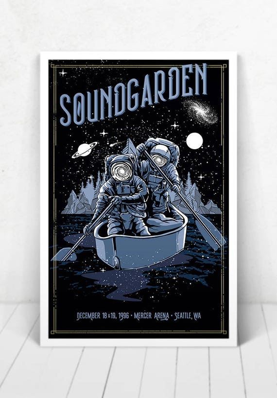 Soundgarden Concert Poster Illustration Soundgarden