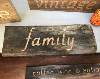 Barnwood signs | Etsy