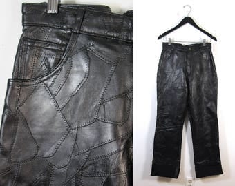 Patchwork pants | Etsy